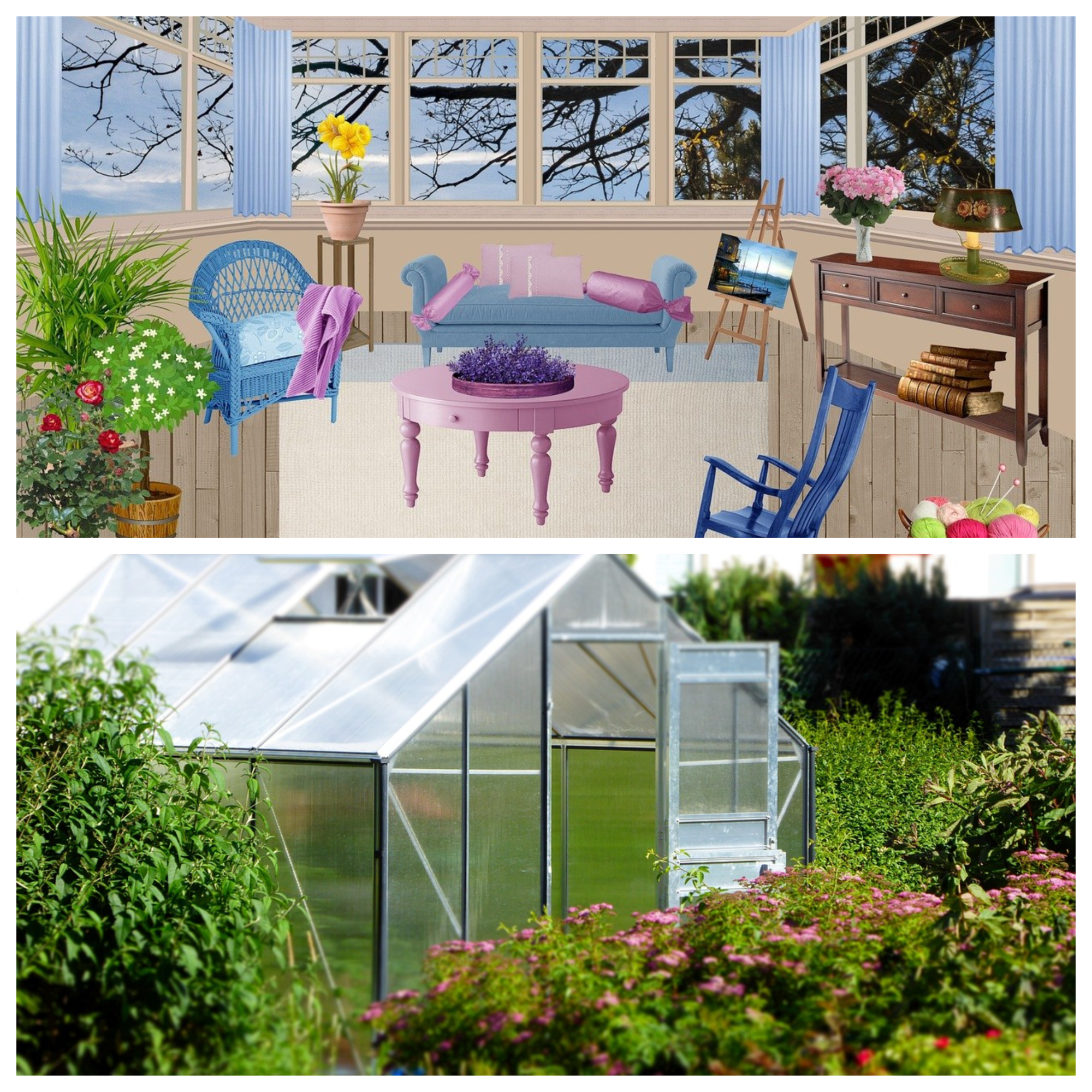Greenhouse Vs Sunroom - SimbaGreenhouse